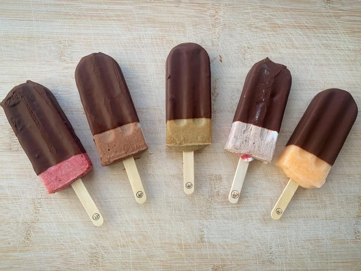 Dipped pop – Papaya Pops